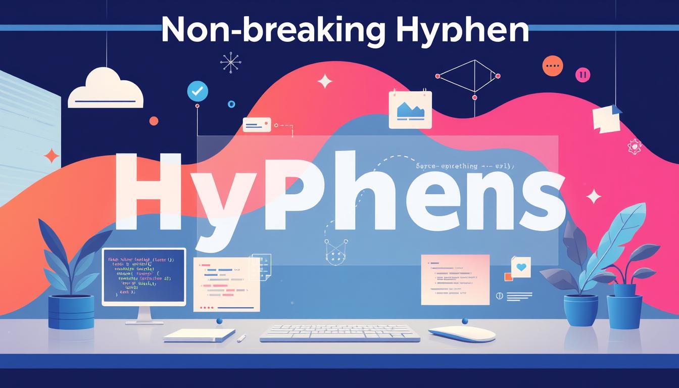 Mastering the HTML Non-Breaking Hyphe